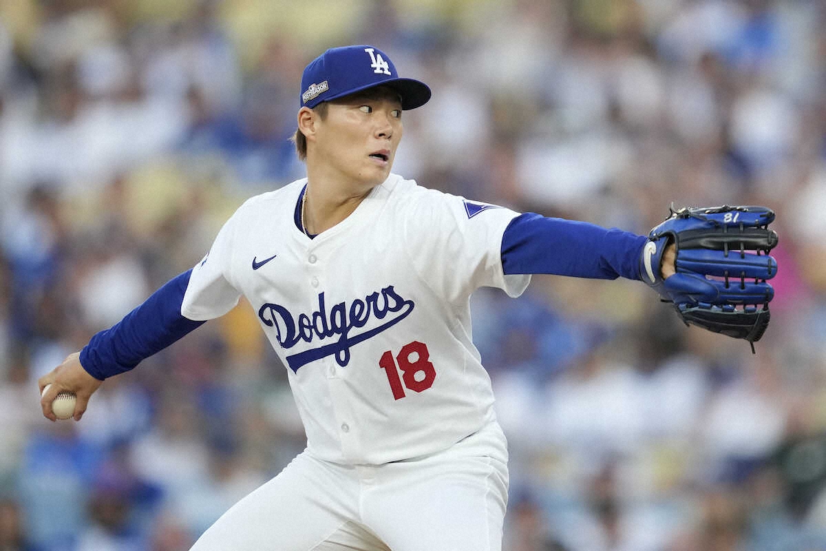 大谷の同点弾直後に…山本由伸が3回にも2失点 ボガーツ勝ち越し打に悔しさあらわ 3回5失点で降板 (2024年10月6日掲載) - ライブドアニュース