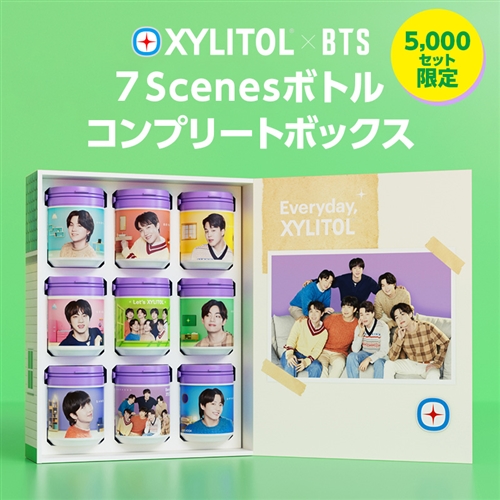 キシリトール×BTS「7 Scenesボトルコンプリートボックス」5000セット限定発売、10月4日正午から/ロッテ - ライブドアニュース
