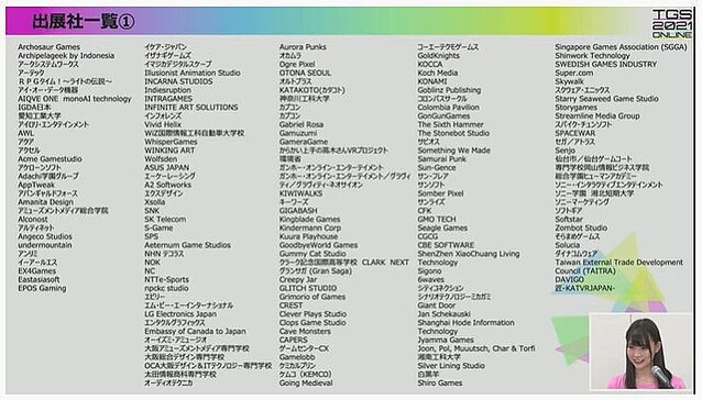 TGS2021オンラインの概要発表！ 試遊ゲームタイトル第1弾144本は9月1日から遊べる - ライブドアニュース