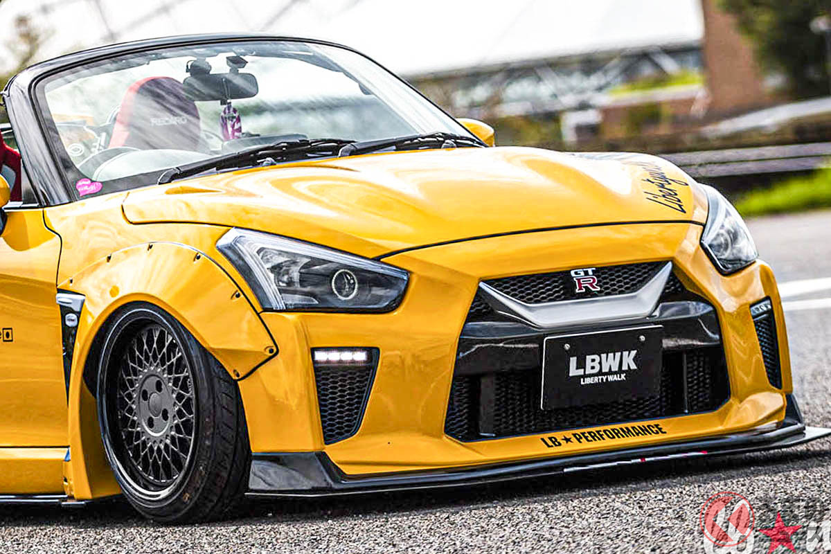 「軽GT-R」が凄すぎる!? ド迫力ワイドボディがカッコいい！ 存在感ある謎の「COPEN GT-K」とは - ライブドアニュース