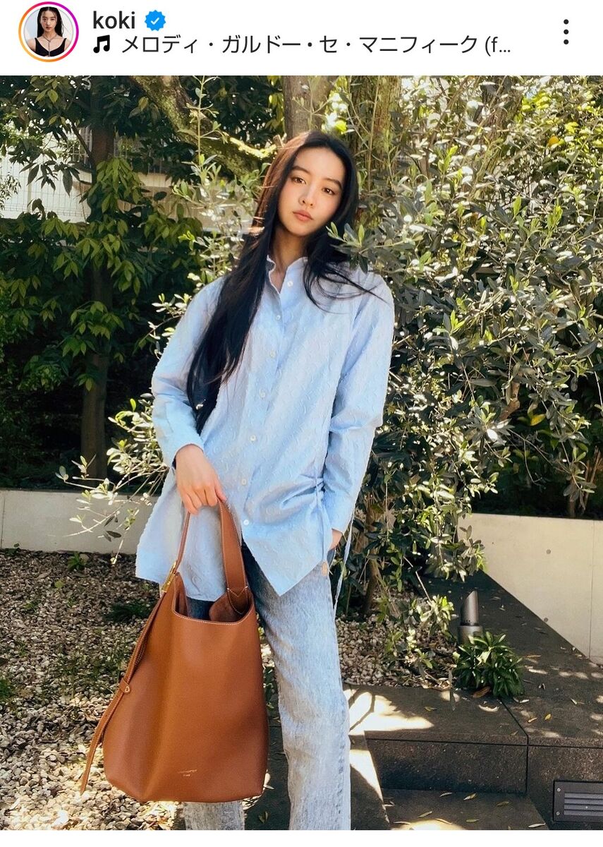 【画像】Koki, が25日にSNSを更新 高級ブランドを身に着けた私服姿を公開 - ライブドアニュース