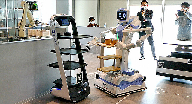 川崎重工のロボットカフェでカレーを食べてきた 羽田イノベーションシティ「Future Lab HANEDA」 (2022年4月25日掲載) - ライブドアニュース