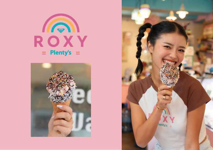 【ROXY】アイスクリームショップ｢Plenty’s｣とのコラボアイテムを発売♡ - Peachy - ライブドアニュース