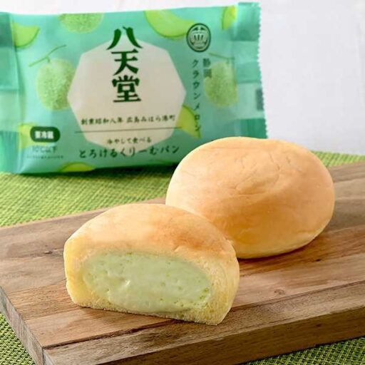 【ukka×八天堂】メロンの味わいが楽しめるくりーむパンが新登場♪ - Peachy - ライブドアニュース