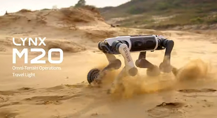 走破力と機動力がケタ違い！DEEP Robotics、車輪つきの四足歩行ロボットの性能を最新動画でチェック - ライブドアニュース