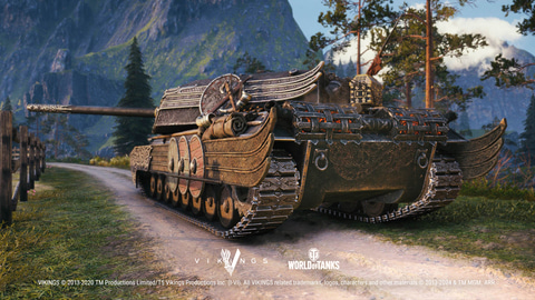 【画像】「World of Tanks」に「ヴァイキング ～海の覇者たち～」のキャラクターが11月7日登場ヴァイキング仕様のTier IX ...