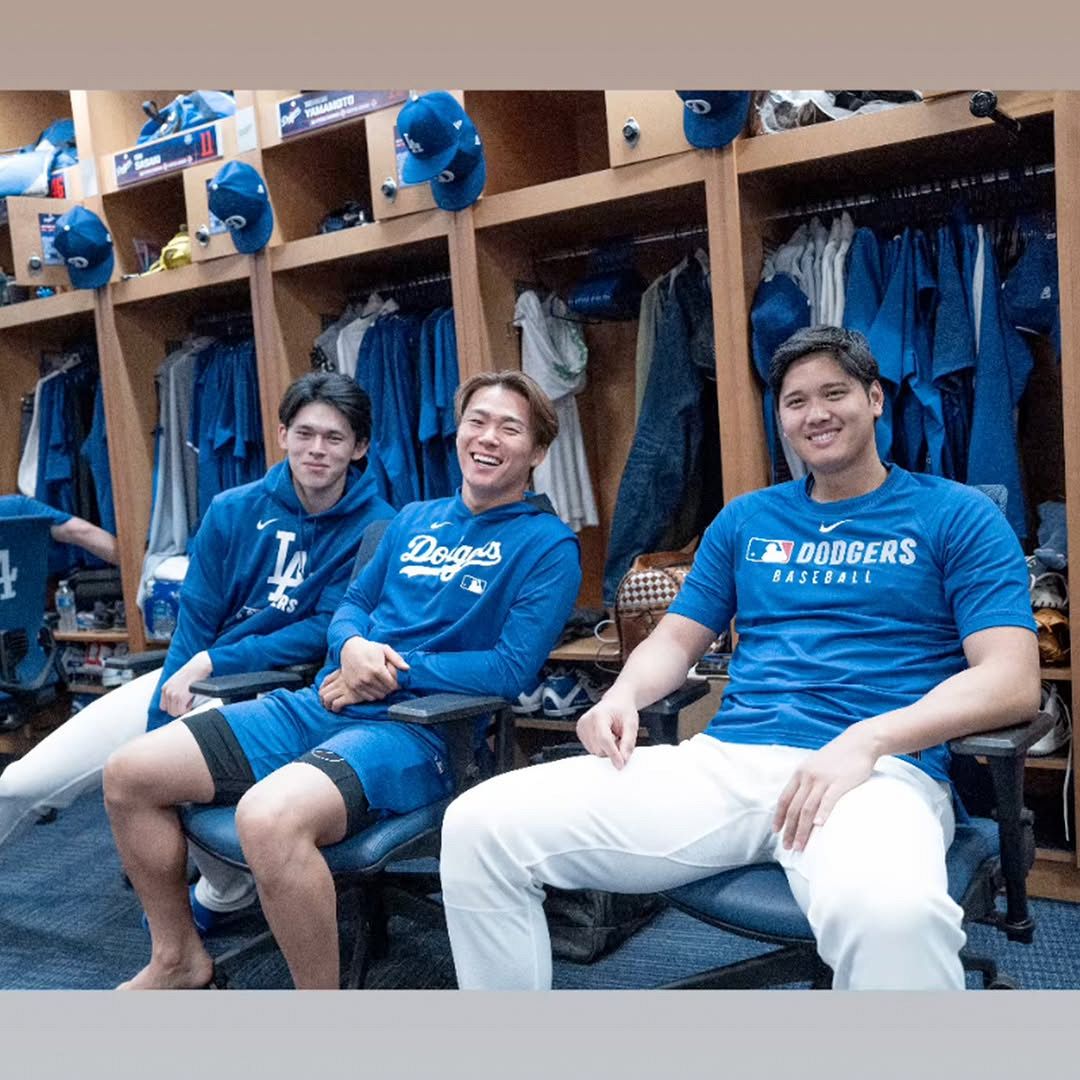 大谷翔平、山本由伸、佐々木朗希のド軍日本人が集結、ファン大興奮 (2025年2月15日掲載) - ライブドアニュース