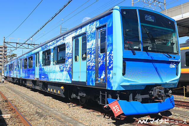 JR東日本、水素ハイブリッド電車「HYBARI」(FV-E991系)を報道公開 (2022年2月18日掲載) - ライブドアニュース