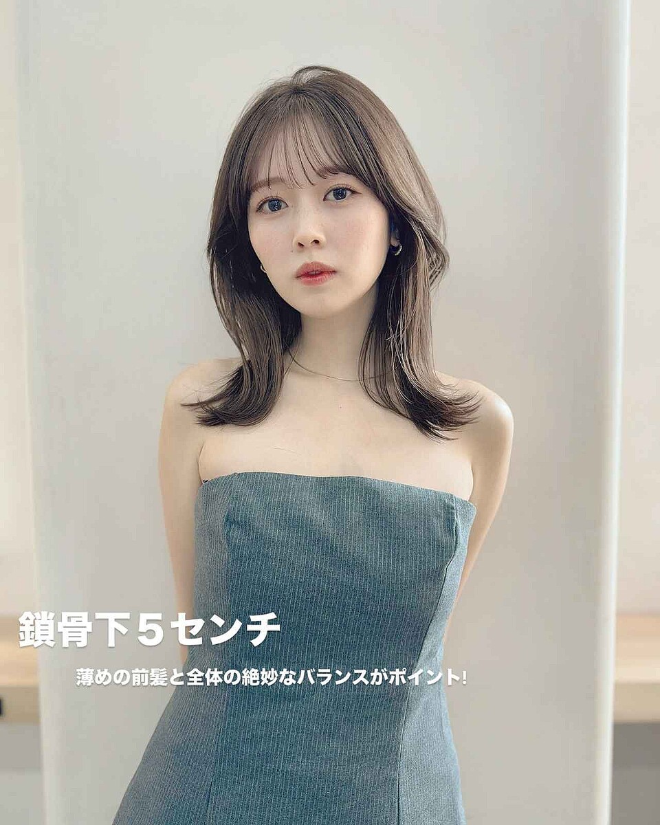 【画像】今、人気のヘアって？【30・40代】大人が似合う♡「鎖骨下セミディ」 2/5 - Peachy - ライブドアニュース