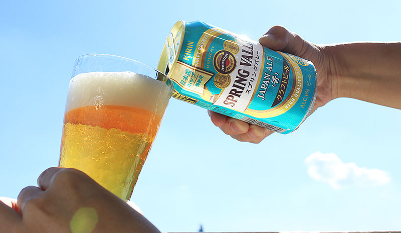 キリン「SPRING VALLEY JAPAN ALE＜香＞」発売！ キリンがつくるクラフトビール最新作はいままでのビール時間を“昔話”にする ...
