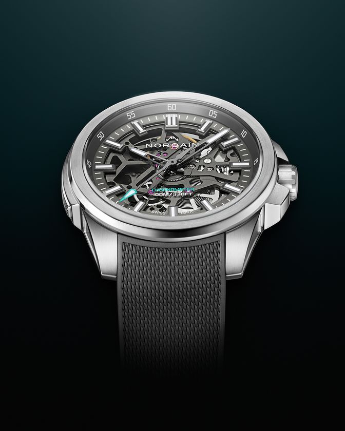 精悍さを究めたスケルトンウォッチ！ノルケイン「Independence Skeleton 40mm DLC／Independence ...