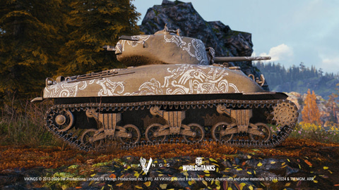 【画像】「World of Tanks」に「ヴァイキング ～海の覇者たち～」のキャラクターが11月7日登場ヴァイキング仕様のTier IX ...