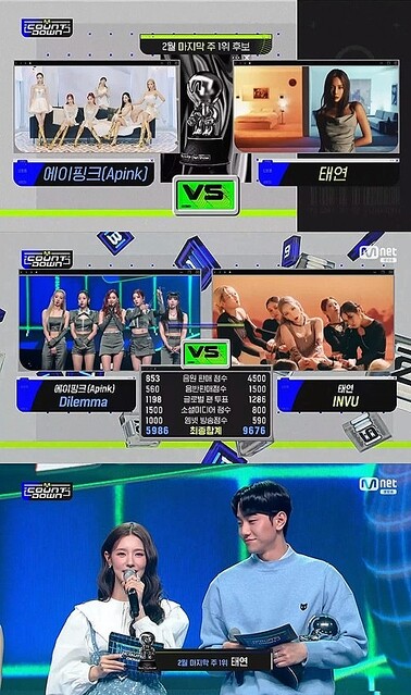 少女時代 テヨン、番組に出演することなく「M COUNTDOWN」で1位獲得！BTOB＆TREASUREらのステージも (2022年2月25日掲載) - ライブドアニュース