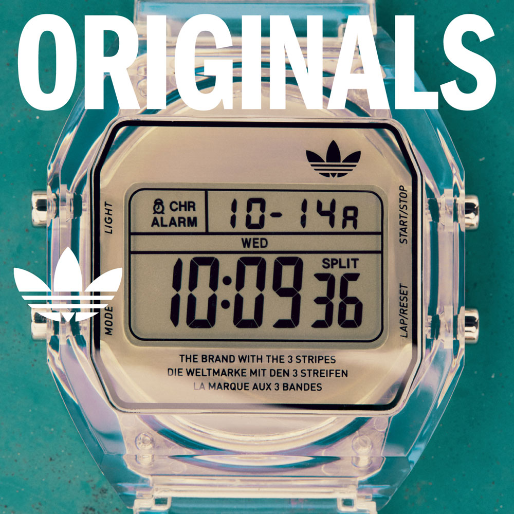 春らしい4カラー！『adidas Originals』に透明ボディの80年代風デジタルウォッチ「DIGITAL TWO Crystal 」が登場 - ライブドアニュース