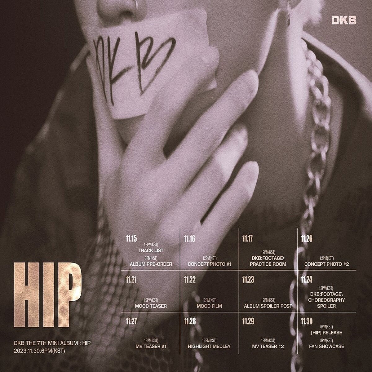 DKB、7thミニアルバム「HIP」スケジュールを公開！独自のコンテンツも予告 (2023年11月14日掲載) - ライブドアニュース