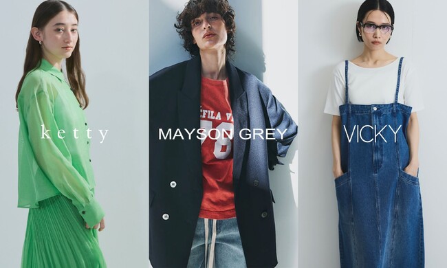 【画像】MAYSON GREY（メイソングレイ）阪急西宮ガーデンズ店にて期間限定のPOP UP SHOPを開催 1/7 - ライブドアニュース