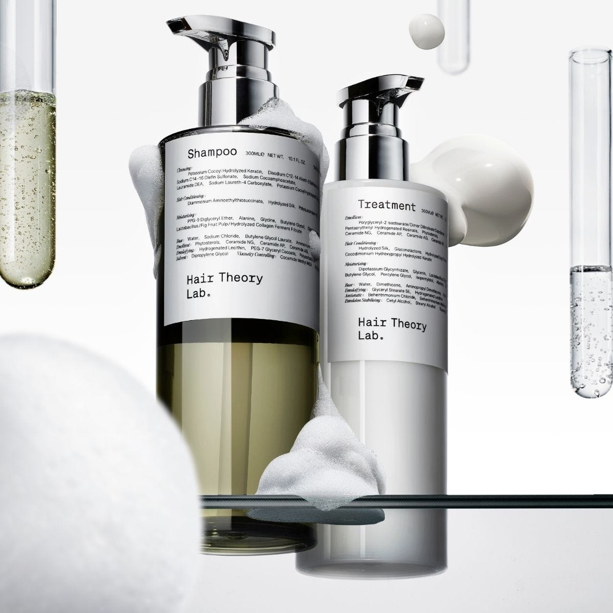 【画像】Hair Theory Labから、髪密度を満たす″セラムイン シャンプー＆トリートメント″が発売 2/5 - ライブドアニュース