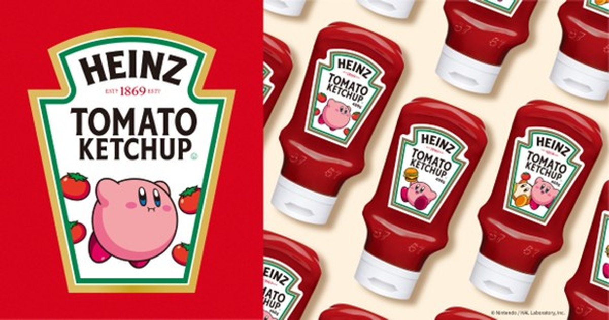 「星のカービィ」がハインツのケチャップとコラボ 体力が全回復しそうなカービィ＆ワドルディの限定ボトルも - ライブドアニュース