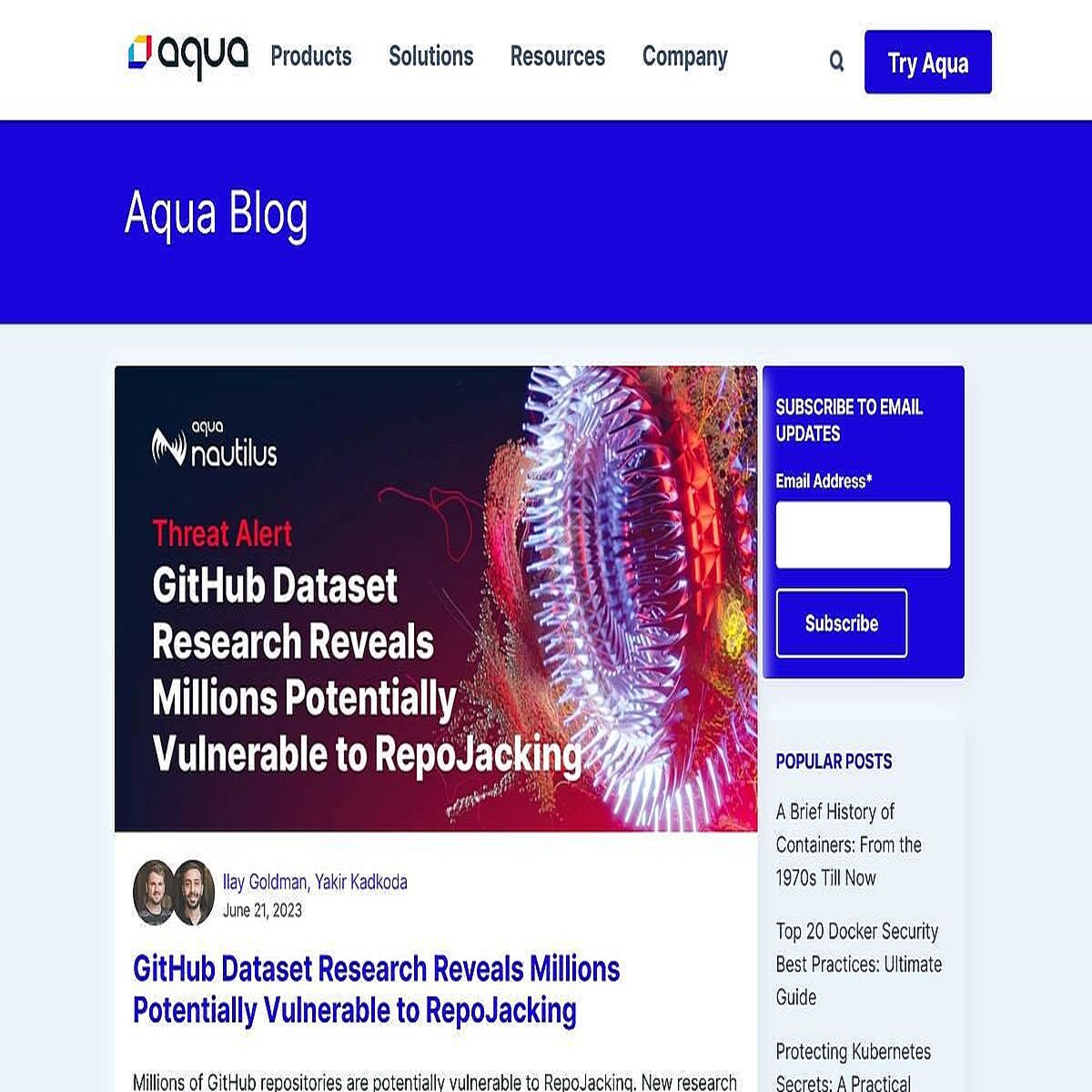 GitHubの数百万のリポジトリに乗っ取りのリスク、確認を (2023年6月24日掲載) - ライブドアニュース
