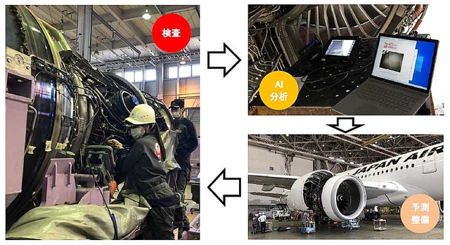 JALとクレスコ、医療AIの画像認識技術を活用した「航空機エンジン内部検査ツール」を開発 - ライブドアニュース