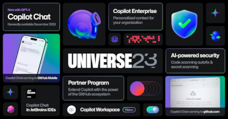 GPT-4モデルで機能強化されたGitHub Copilot Chatが一般提供 (2023年11月11日掲載) - ライブドアニュース