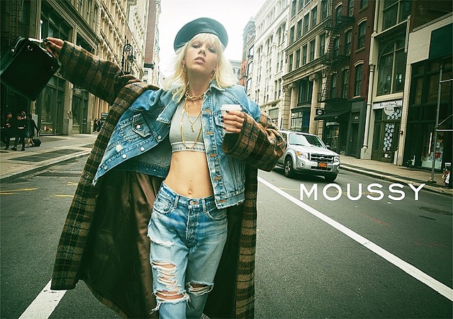 新時代のスーパーモデルを起用！ NYを舞台にしたMOUSSYの新ヴィジュアルがカッコいい♪ - Peachy - ライブドアニュース
