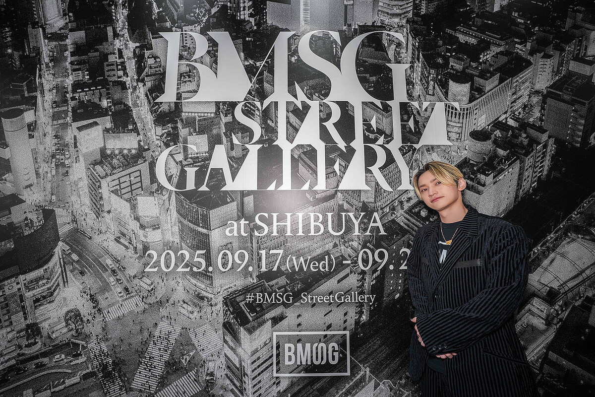 渋谷がBMSGの世界観一色に！『BMSG STREET GALLERY』開幕＆SHY-HIがサプライズ登場 - ライブドアニュース