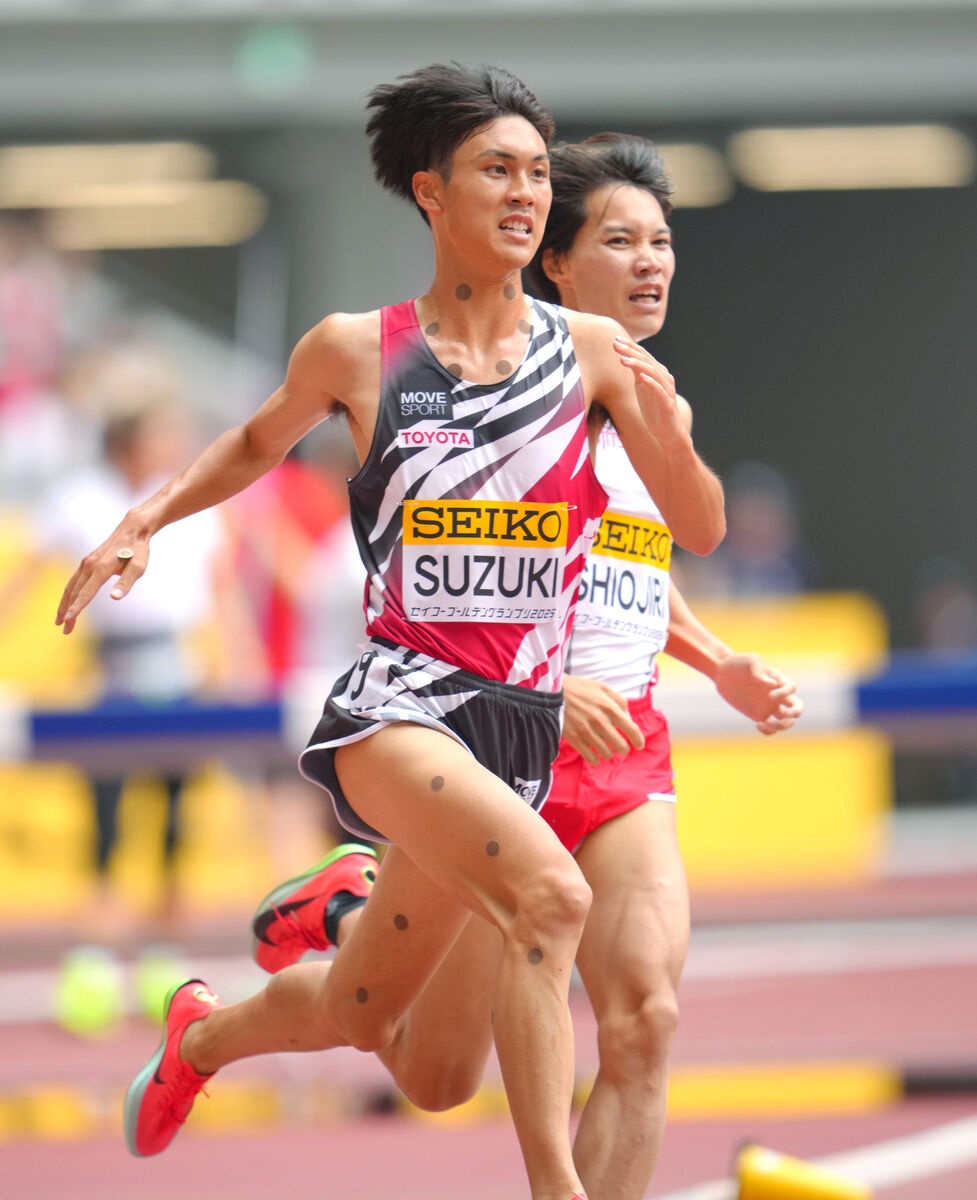 男子3000mの鈴木芽吹 意地の日本勢2番手「連戦は避けては通れない」…セイコーGGP - ライブドアニュース