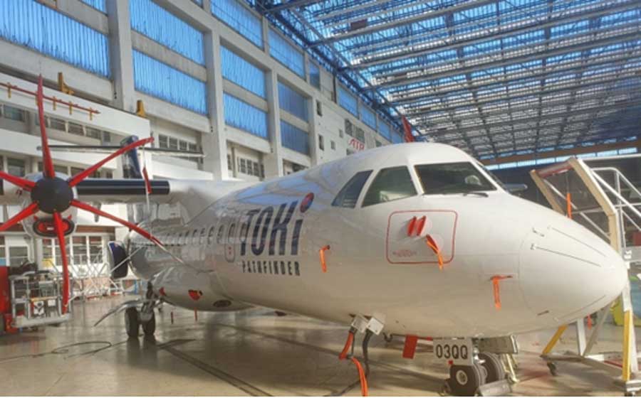 トキエア、3号機を新潟へ空輸 初のATR42-600型機、佐渡就航へ (2025年4月3日掲載) - ライブドアニュース