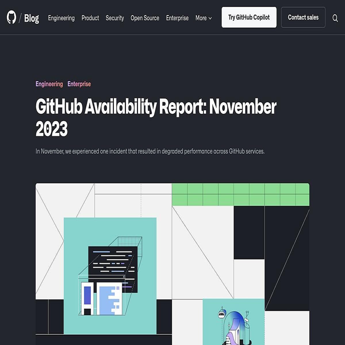 GitHub、2023年11月に発生したサービス低下の原因と対応を報告 (2023年12月18日掲載) - ライブドアニュース