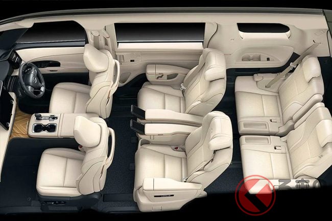 レクサス新「4WDミニバン」に大反響！ 最上級より「510万円オトク」だけど「“豪華内装”と後席の快適性が素晴らしい」の声も！ 装備充実の“3列6人乗り”仕様！ 「LM」最安モデルに熱視線 ...