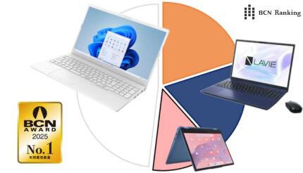 FCCLがNECを抜いて初の首位、ノートPCの年間No.1決まる【BCN AWARD 2025】 - ライブドアニュース