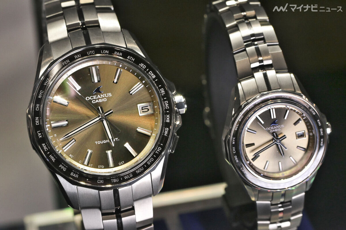 カシオ 2025年5月発売のMRｰG／OCEANUS／PRO TREK／CASIO CLASSICを実機写真で！ - ライブドアニュース
