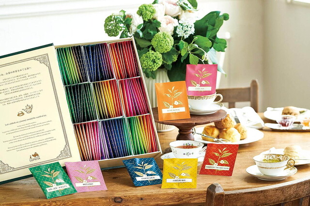 【画像】ルピシアの本型ティーバッグセット「ブック オブ ティー 100」100種のお茶を厳選し定番商品化 - ライブドアニュース