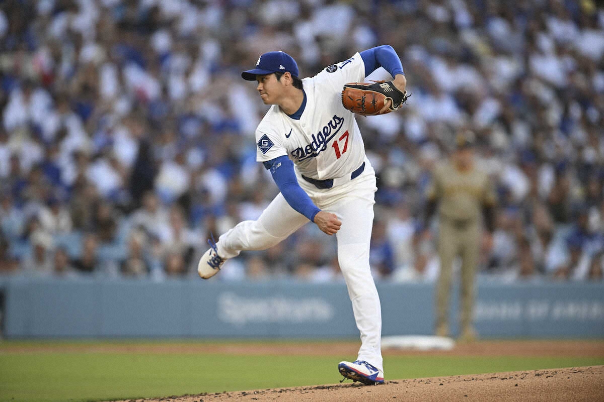 【画像】大谷翔平 663日ぶり二刀流復帰 最速161キロに観衆どよめき 2安打と犠飛で先制点許し1回1失点 - ライブドアニュース