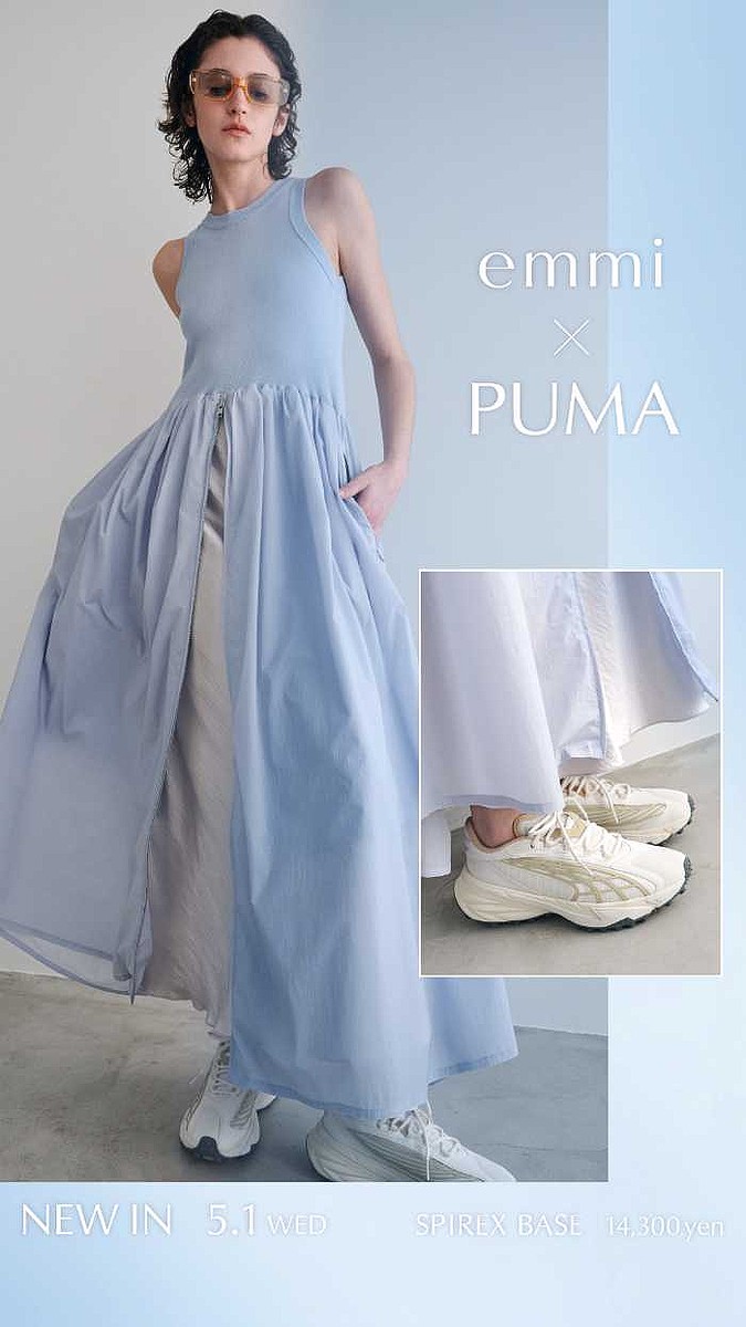 【emmi×PUMA】Y2Kランニングスパイクから着想を得たニューモデルを発売♡ - Peachy - ライブドアニュース