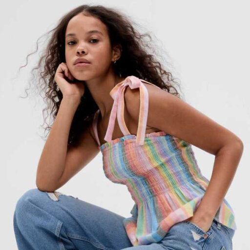 【Gap】一気に春らしく♪カラフルな｢MODERN BLOOM｣コレクションが新登場 - Peachy - ライブドアニュース