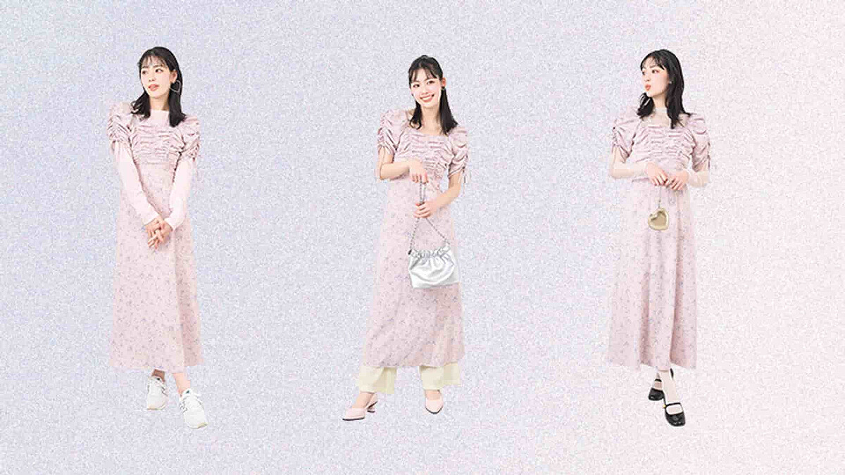 【SNIDEL・小花柄ワンピ】が超優秀！王道「モテワンピ」着回しテク♡ - Peachy - ライブドアニュース