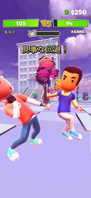 【画像】栄光を掴め！打撃と回避を駆使する対戦アクション『Swipe Fight!』：発掘！スマホゲーム 4/6 - ライブドアニュース