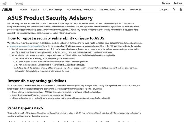 ASUS製PCのユーティリティに緊急の脆弱性、ただちにアップデートを - ライブドアニュース