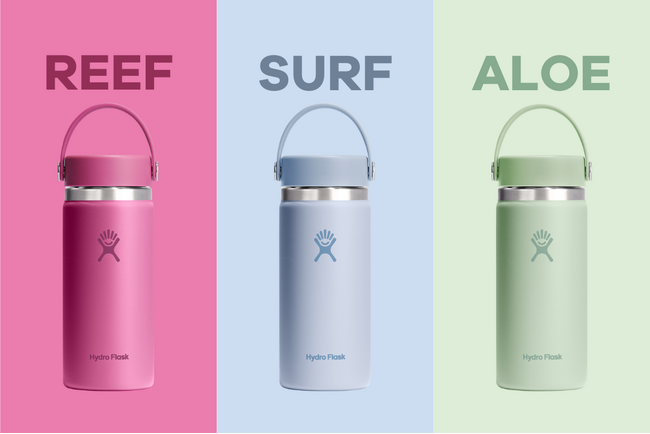 【画像】カラーマッチのニューデザイン！断熱ステンレスボトルブランドHydro Flask(R)(ハイドロフラスク)より、25SSの新色が登場 ...