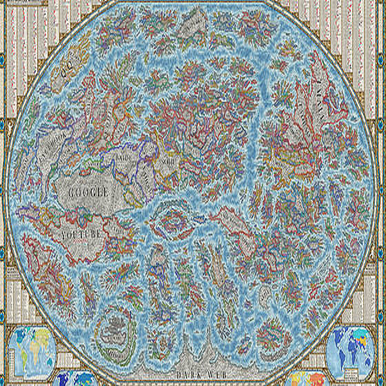 インターネット全体の傾向と動向がざっとまとめてわかる地図「MAP OF THE INTERNET」 (2021年5月25日掲載 ...