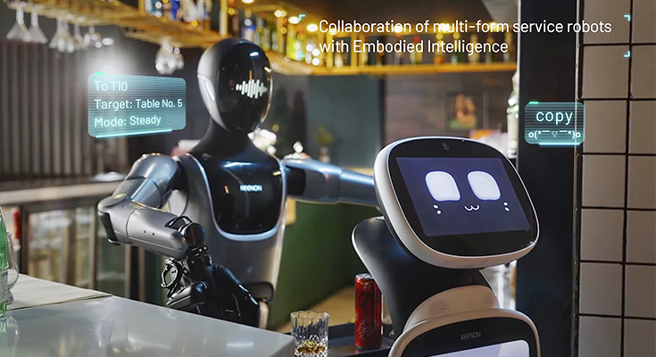 【画像】KEENONがセミヒューマノイド「XMAN-R1」を発表 配膳ロボットなど既存製品群と連携する動画も公開 5/12 - ライブドアニュース