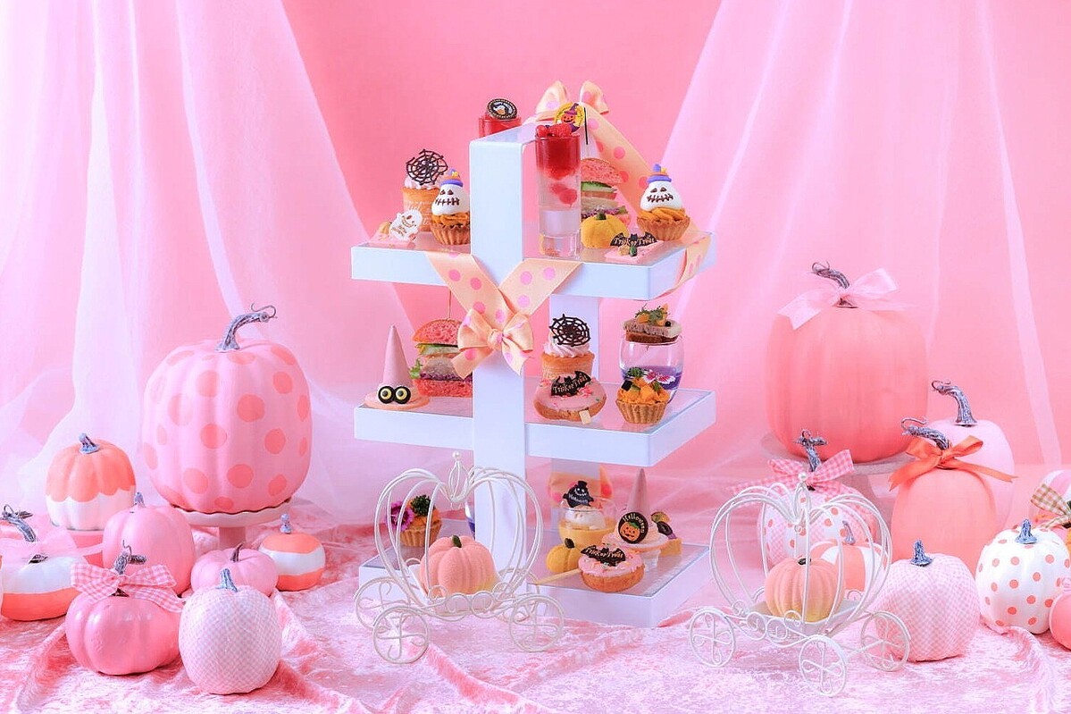 ピンクで彩るハロウィンアフタヌーンティーがANAクラウンプラザホテル大阪で、おばけやカボチャスイーツ - Peachy - ライブドアニュース