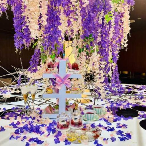 ピンク&パープルの華麗な饗宴｢ANAクラウンプラザホテル大阪｣で楽しむアフタヌーンティー - Peachy - ライブドアニュース