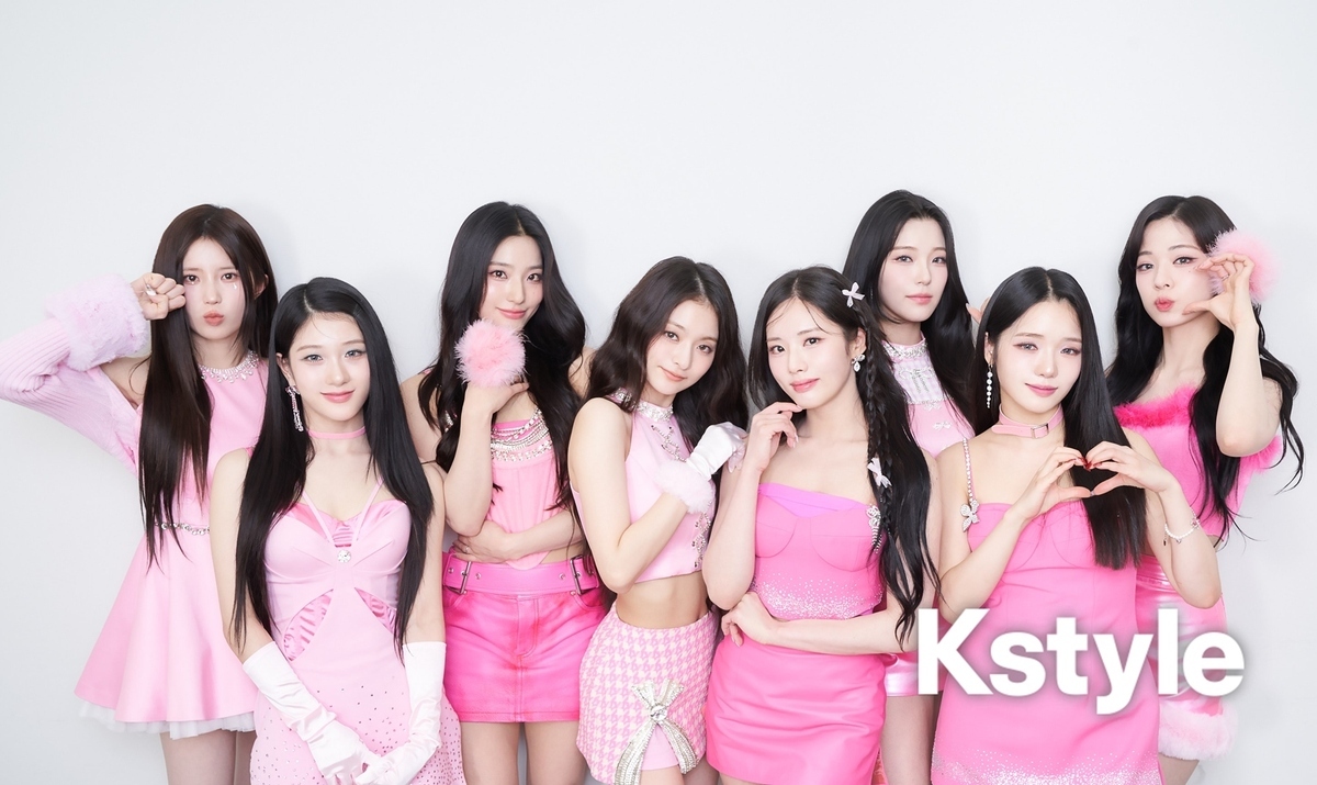 fromis_9、ピンク衣装の8人の妖精が降臨！「Kstyle PARTY」取材メイキング写真を大公開 - ライブドアニュース