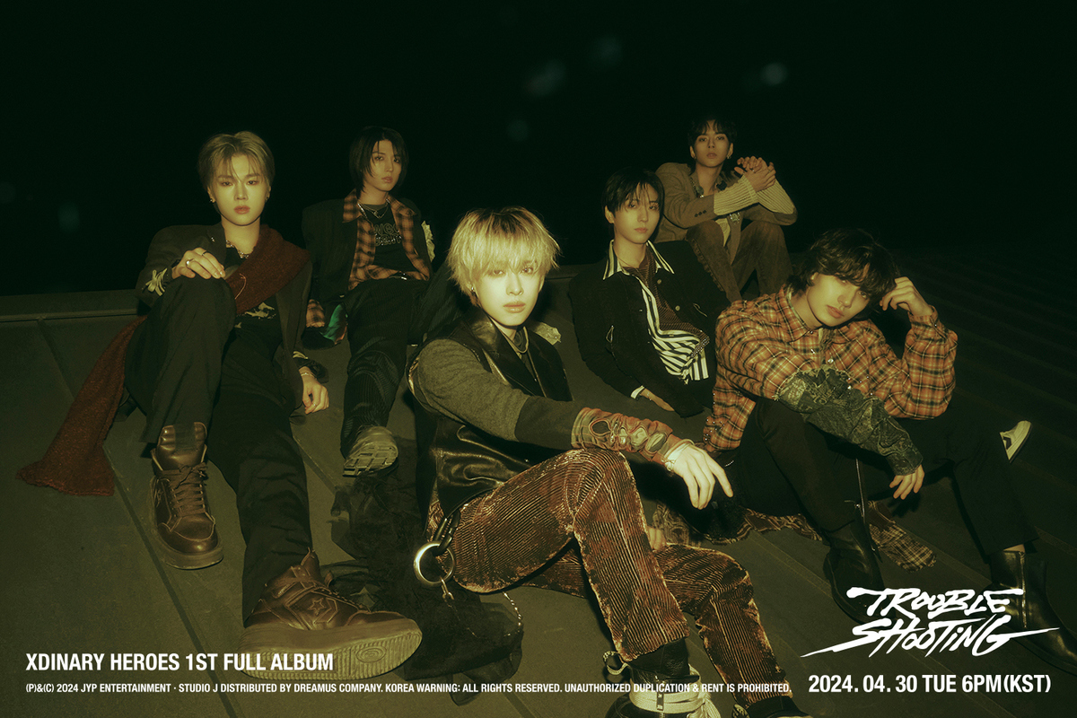 Xdinary Heroes、1stフルアルバム「Troubleshooting」集合＆ユニットコンセプトフォトを公開 - ライブドアニュース