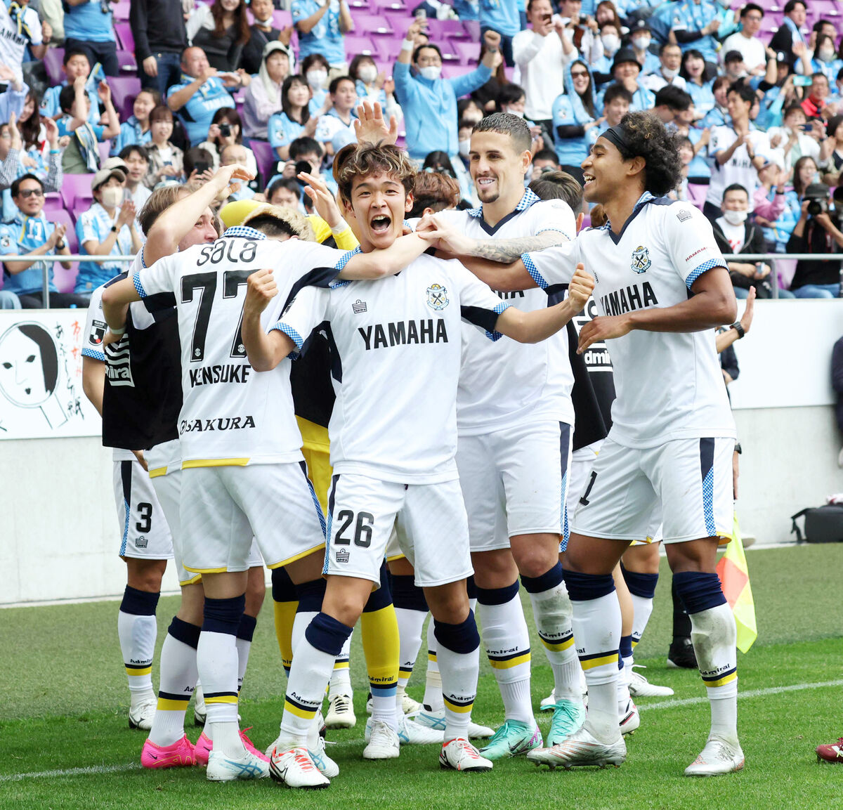 【画像】ジュビロ磐田がJ1で5年ぶりの連勝…FWペイショットが来日1＆2号「完璧な形を出せたと思う」 - ライブドアニュース