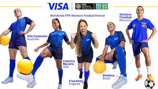 【画像】Visa、2023 FIFA女子ワールドカップ「Team Visa」アスリートメンバーを発表 1/2 - ライブドアニュース
