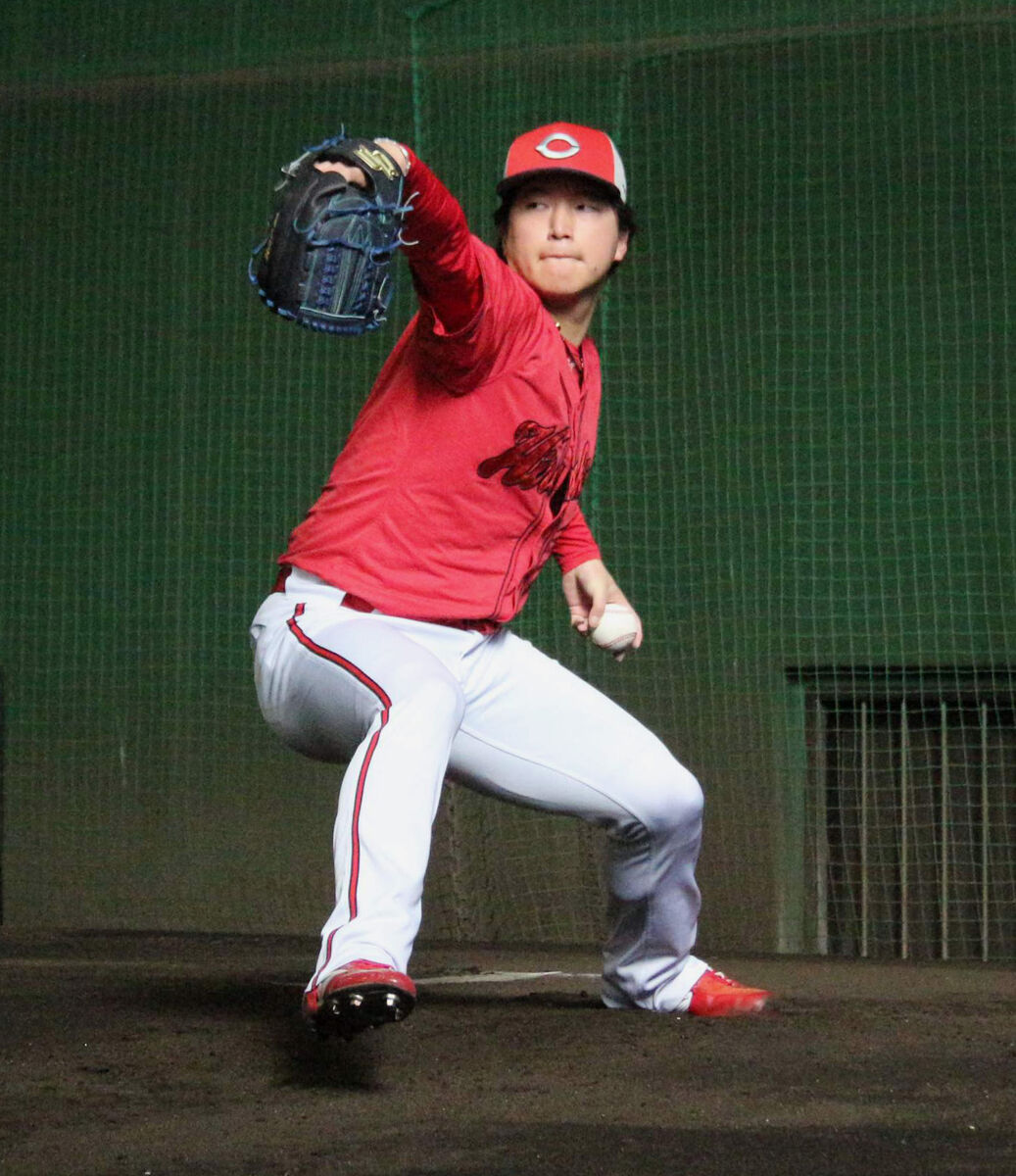 【広島】黒原拓未、2度目のブルペンで45球「力を入れて投げられた」前日3日は下半身の張りで別メニュー (2025年2月4日掲載 ...